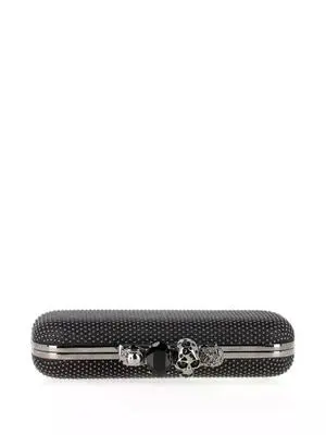 Alexander McQueen Skull Knuckle Studded Clutch Bag