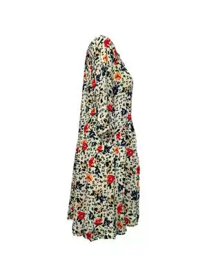 Ba&sh Floral Print Mini Dress - Neutrals
