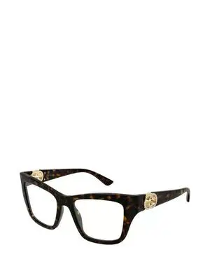 Gucci Interlocking G Tortoiseshell-effect Glasses - Brown