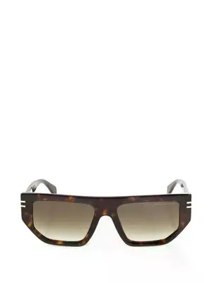 Marc Jacobs Geometric Sunglasses With Tortoiseshell Effect - Brown