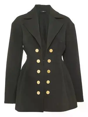 ELLERY Flared Button-detail Jacket - Black