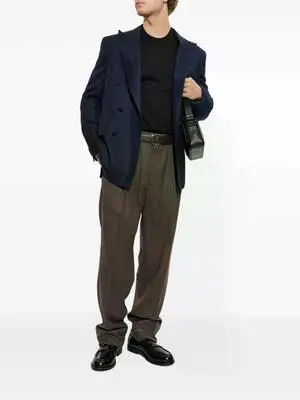 Brioni Double-breasted Herringbone Blazer