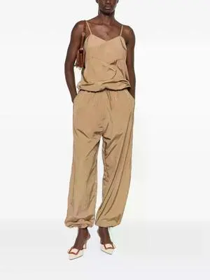 A.M.G. Drawstring Waist Gathered-cuff Trousers