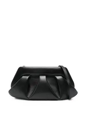 THEMOIRE Bios Ruched Tote Bag - Black