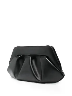 THEMOIRE Bios Ruched Tote Bag - Black