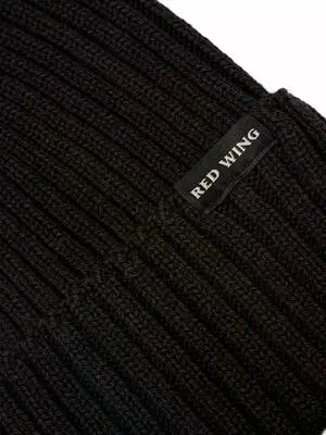 Red Wing Ribbed Beanie With Logo Patch