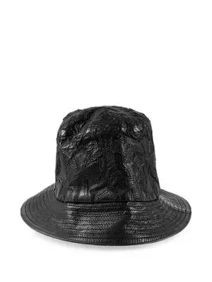 Chrome Hearts Leather Cross Patch Bucket Hat