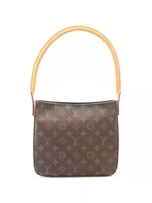 LOUIS VUITTON Monogram Canvas Looping Shoulder Bag - Brown