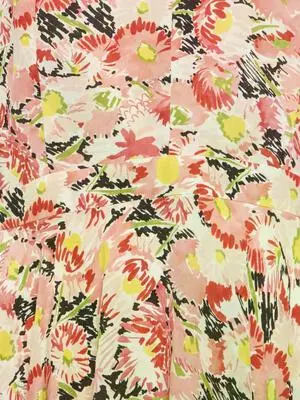Stella McCartney Floral Print Silk Mini Dress