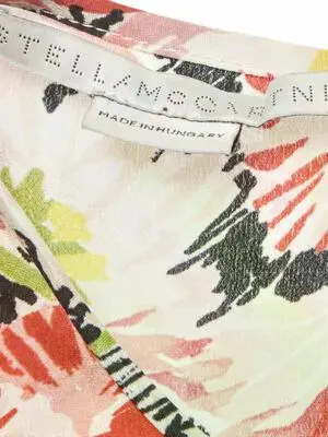 Stella McCartney Floral Print Silk Mini Dress