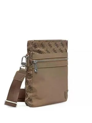 Guess Berlin Panelled Messenger Bag - Neutrals
