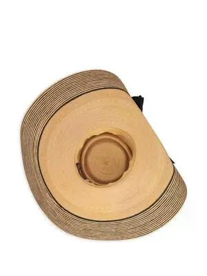 MARZI Striped Brim Sun Hat