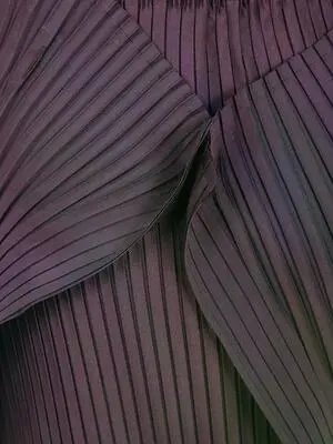 Issey Miyake Pleated Laye-effect Maxi Skirt