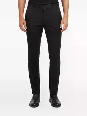 Saint Laurent Formal Straight-leg Wool Trousers - Black