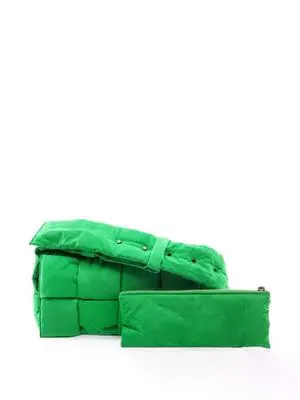 Bottega Veneta Maxi Cassette Shoulder Bag - Green