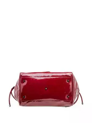 Burberry Bilmore Check-embossed Tote Bag - Red