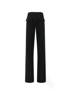 Rick Owens Dietrich Drawstring Wide Leg Trousers