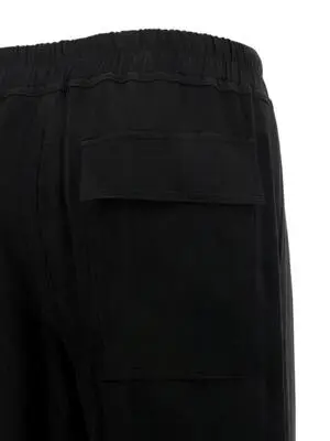 Rick Owens Dietrich Drawstring Wide Leg Trousers