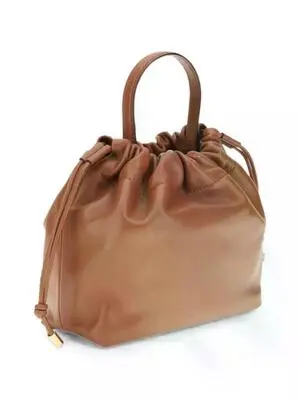 Chloé Drawstring Leather Bucket Bag