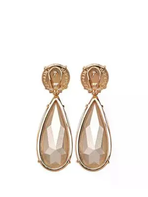 Carolina Herrera Crystal Embellished Drop Earrings