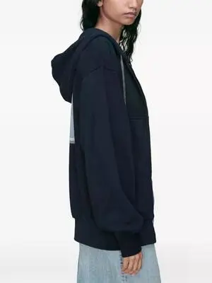 MAISON MARGIELA Graphic Print Zip-up Hoodie