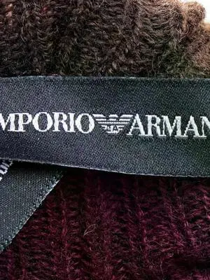 Emporio Armani Ruffled Pom-pom Scarf