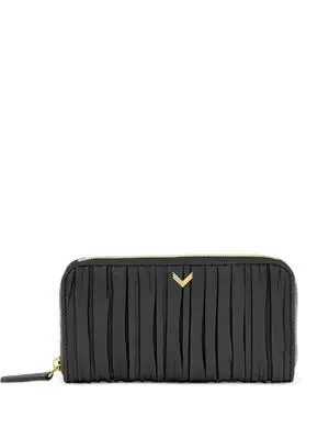 VELANTE Leather Wallet - Black