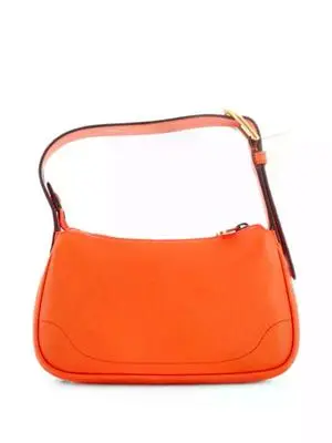 Gucci Gucci Aphrodite Leather Mini Shoulder Bag Orange