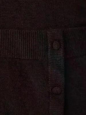 Victoria Beckham Button-up Knitted Midi Skirt