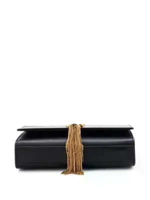 Saint Laurent Monogram Tassel Leather Crossbody Bag