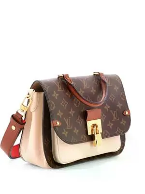 LOUIS VUITTON Vaugirard Monogram Canvas And Leather Satchel - Brown