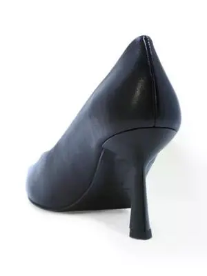NOTABENE Emmy 70 Square-toe Leather Pumps