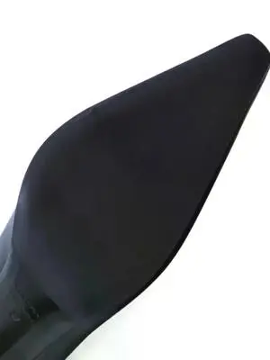 NOTABENE Emmy 70 Square-toe Leather Pumps