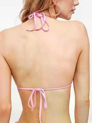Pinko Floral Print Triangle Bikini
