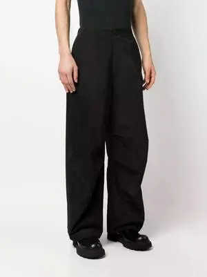 AMOMENTO Ripstop Fatigue Wide-leg Trousers
