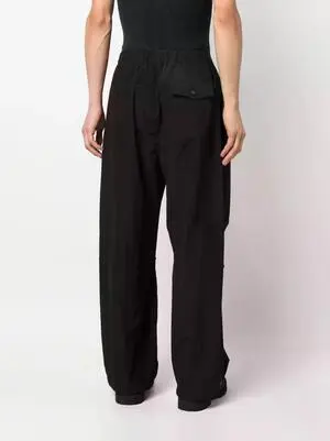 AMOMENTO Ripstop Fatigue Wide-leg Trousers