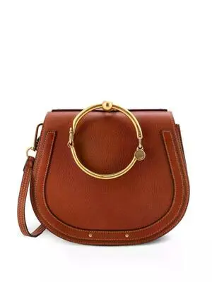 Chloé Nile Leather Medium Crossbody Bag - Brown