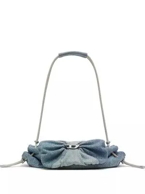 DIESEL® Diesel Crystal Embellished Shoulder Bag Blue
