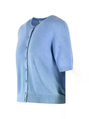 LISA YANG Short Sleeve Cashmere Cardigan