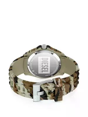 DIESEL® Camouflage Silicone Strap Watch