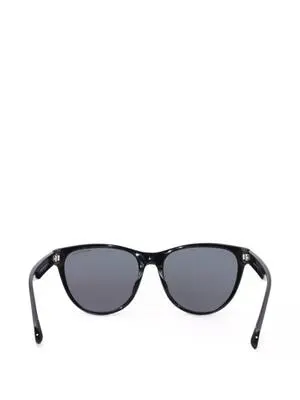 Armani Exchange Logo Print Round Frame Sunglasses