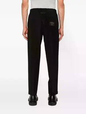 MAISON MARGIELA Drawstring Waist Logo Patch Trousers