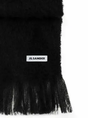 JIL SANDER Slim Wool-blend Scarf
