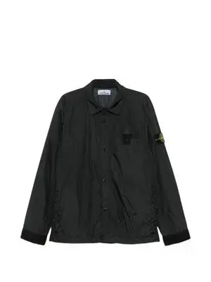 Stone Island Logo Patch Jacket - Black