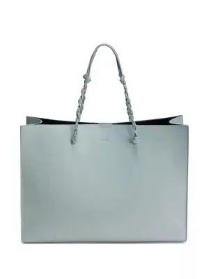JIL SANDER Tangle Knotted Leather Tote Bag - Blue