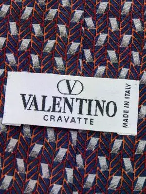 Valentino Garavani Printed Tie - Blue