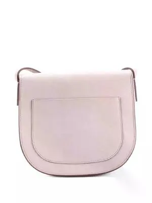 Celine Trotteur Grainy Leather Small Crossbody Bag - Grey