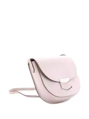 Celine Trotteur Grainy Leather Small Crossbody Bag - Grey