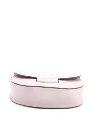 Celine Trotteur Grainy Leather Small Crossbody Bag - Grey