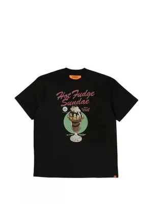 UNIVERSAL OVERALL Graphic Print T-shirt - Black